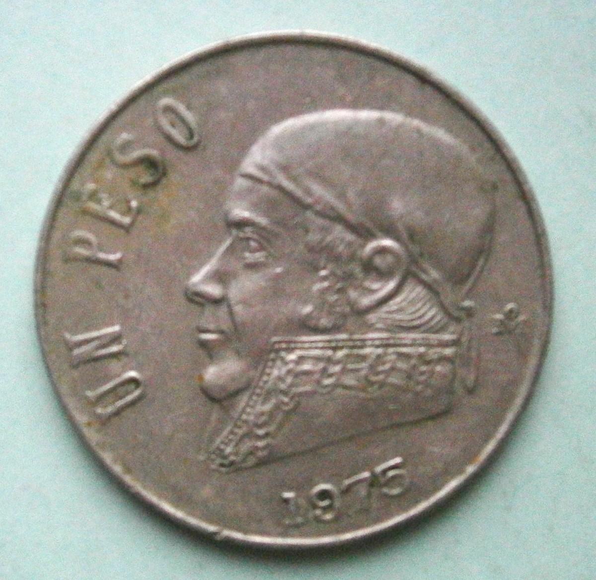 MEXICO 1975 Un Peso Coin EstateSales MEXICO 1975 Un Peso Coin EstateSales