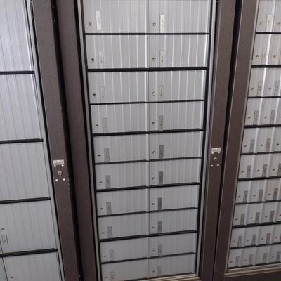 Steel Mailbox Cabinet for Medium Packages 20 Doors Most Have Keys ...