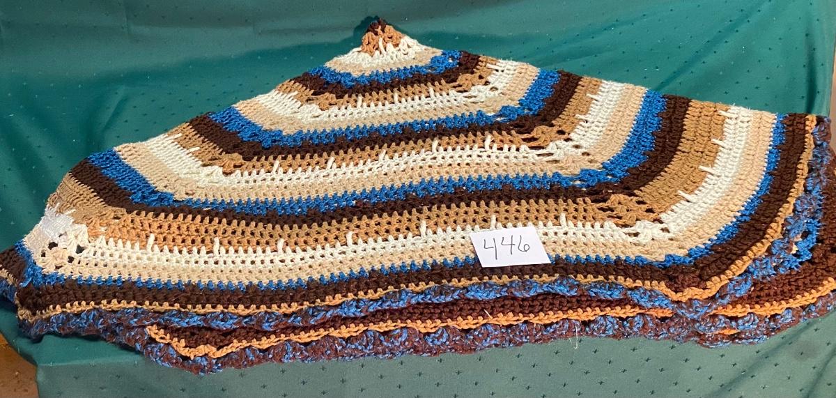 Round Afghan or Tablecloth | EstateSales.org
