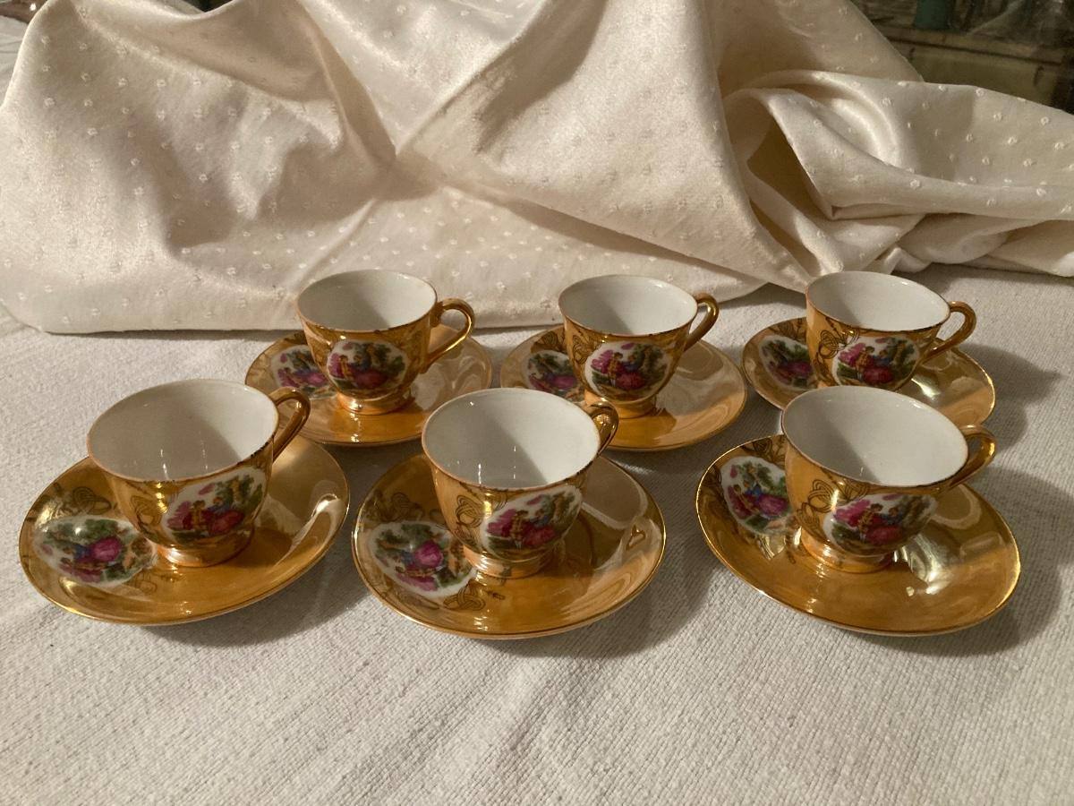 Set of 6 vintage demitasse cups & saucers | EstateSales.org