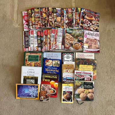 LARGE LOT OF RECIPE/COOK BOOKS AND FOOD MAGAZINES | EstateSales.org