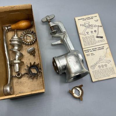 Vintage Universal Food & Meat Chopper Kitchenware with Original Box ...