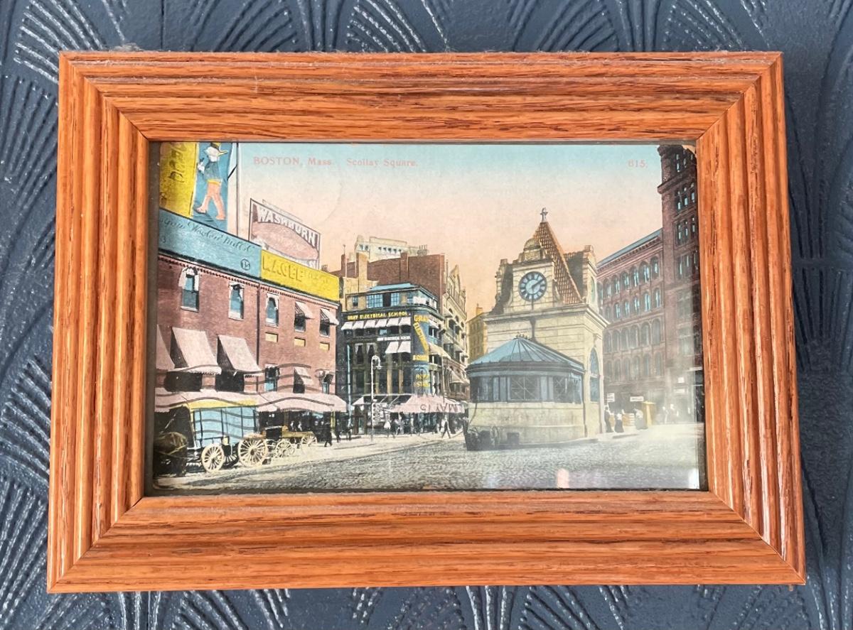 Antique Scollay Square Boston Postcard | EstateSales.org