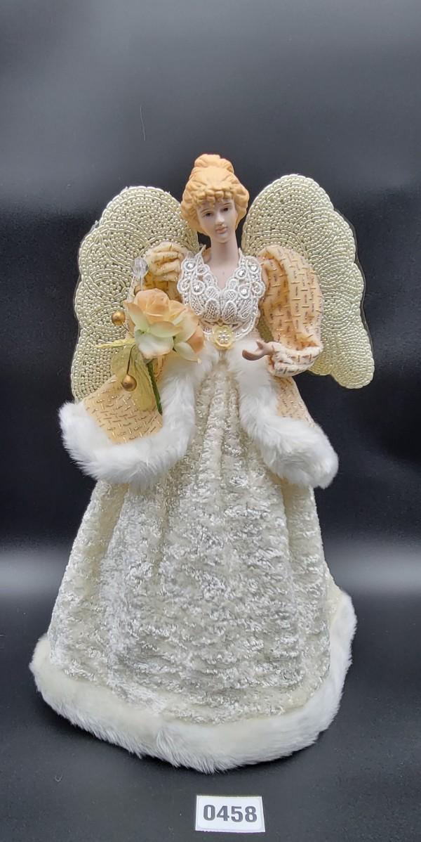 Porcelain Angel Tree Topper | EstateSales.org
