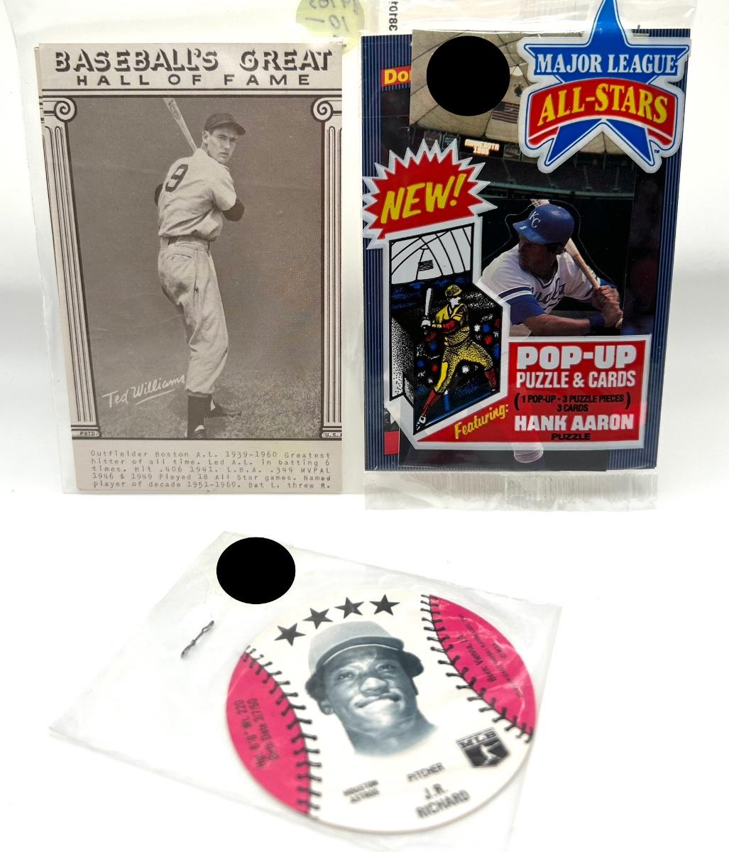 Assorted Baseball Card Collectibles