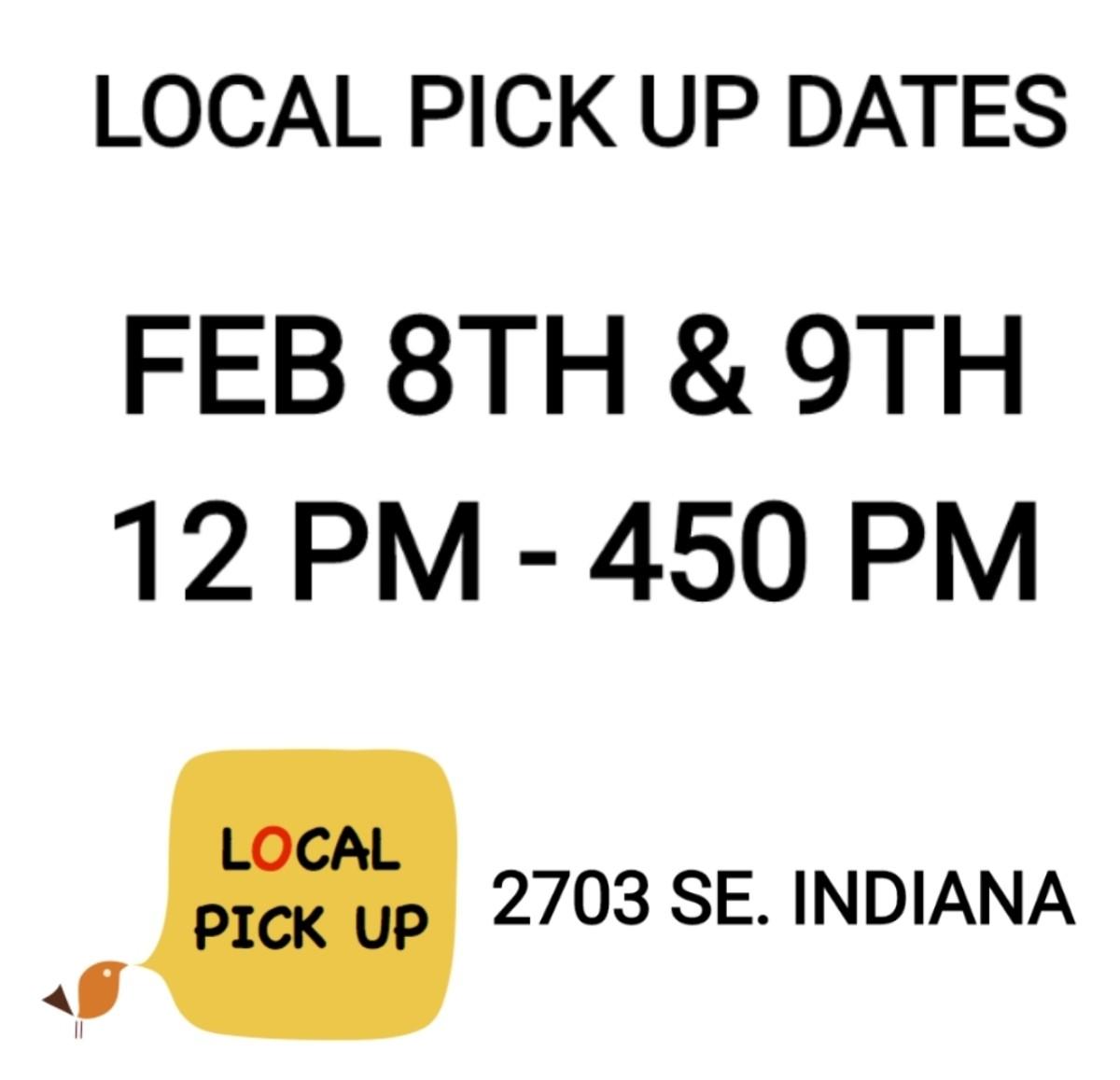 LOCAL PICK UP TIMES | EstateSales.org