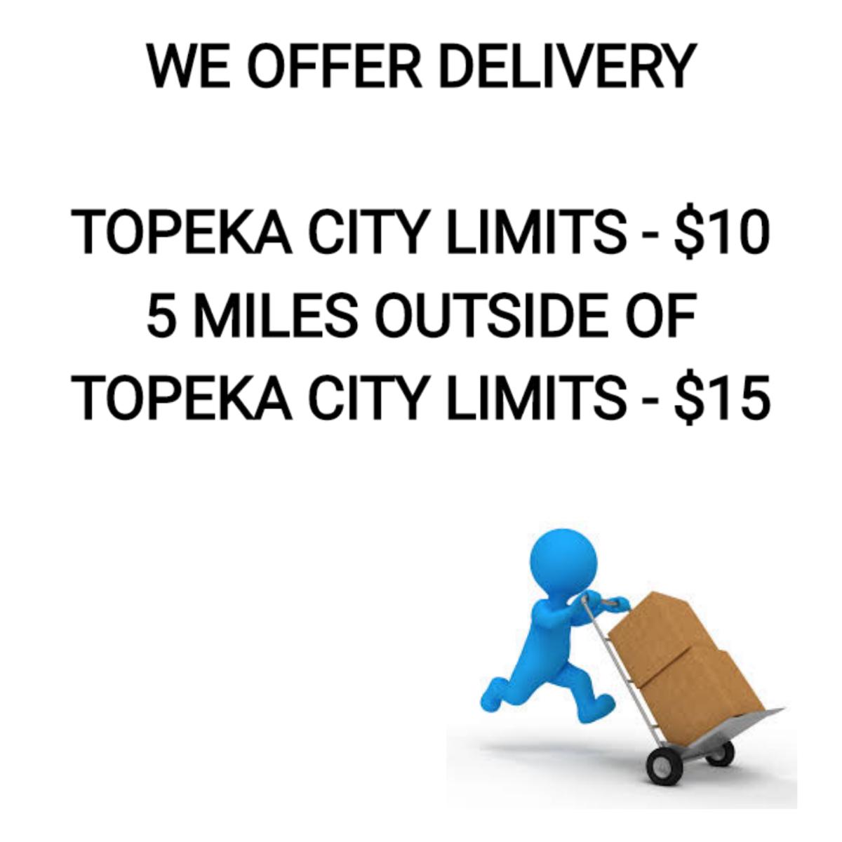 WE NOW OFFER DELIVERY TO THE TOPEKA AREA | EstateSales.org