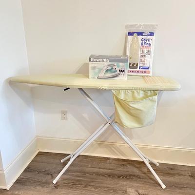 ROWENTA ~ Ultra Professional Iron, Ironing Board Cover & Ironing Board ...