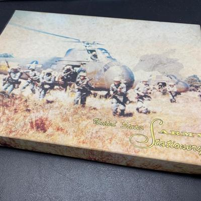 US Army Stationary / Writing Paper Set In Box - Lot 856 | EstateSales.org