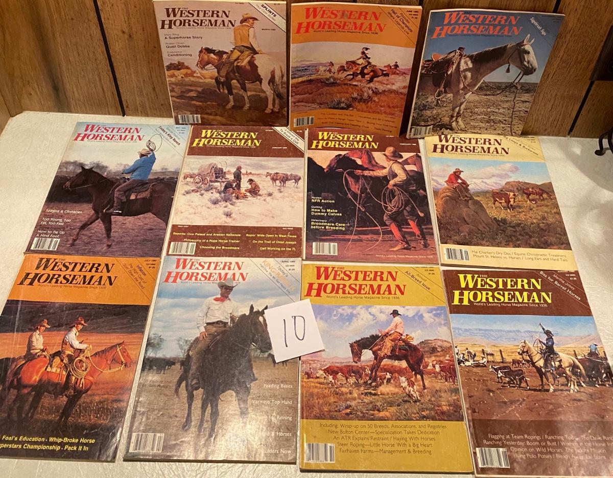 1980 Western Horseman Magazines | EstateSales.org
