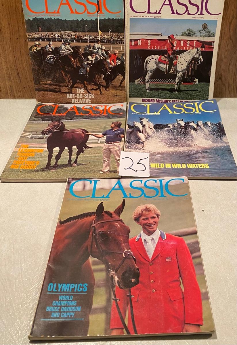 1976 Classic Horse Magazines | EstateSales.org