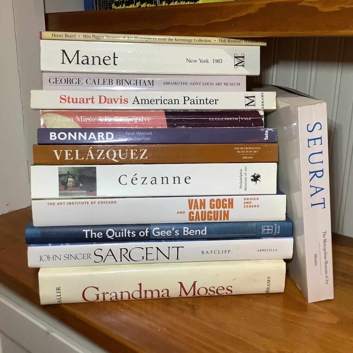 652 Large Lot of Artist Books Cezanna Seurat Bonnard | EstateSales.org