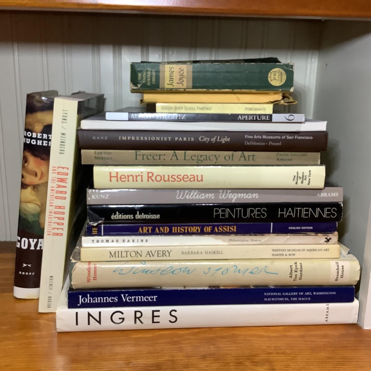 654 Famous Artist Book Lot Works Biography Goya Rousseau | EstateSales.org