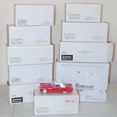 10 Die Cast Collector Cars - All But One New In Box 1:32 - Lot 512 ...