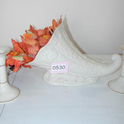 Lenox Cornucopia & Candle Stick Set - Lot 530 | EstateSales.org
