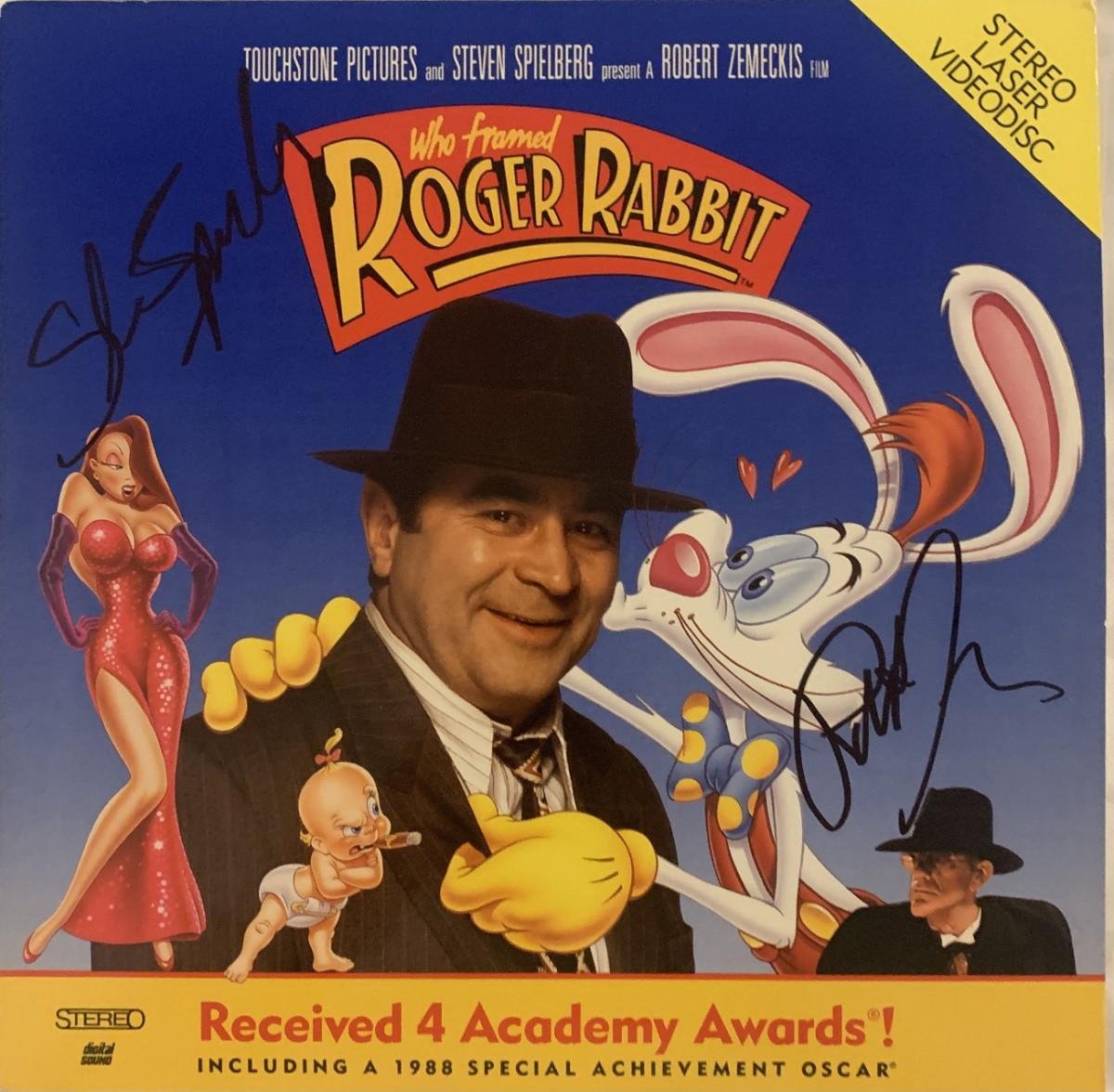 Who Framed Roger Rabbit signed laser disc | EstateSales.org