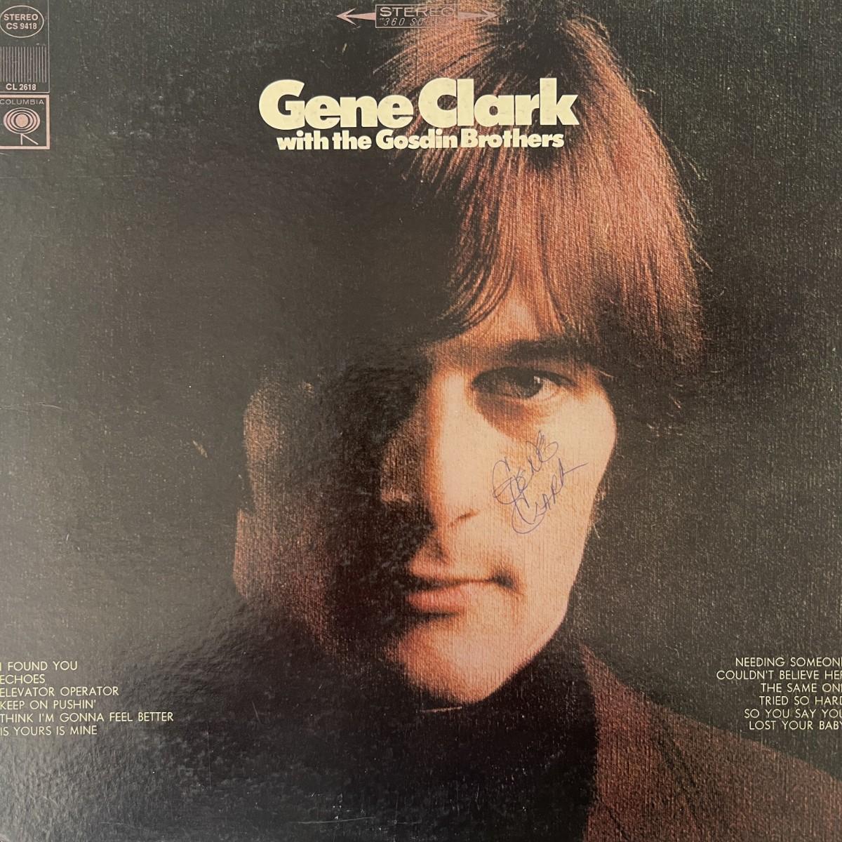 Gene Clark with the Gosdin Brothers signed album | EstateSales.org