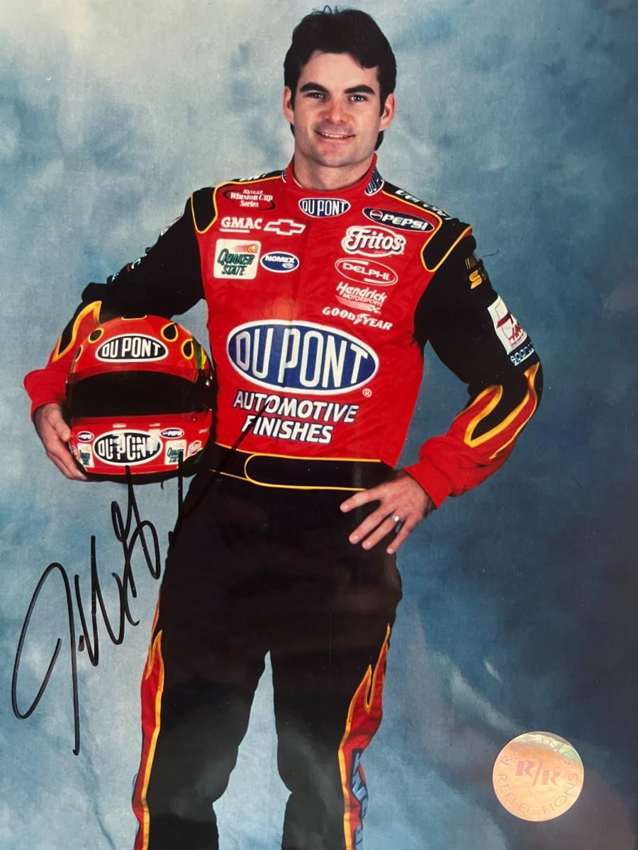 Jeff Gordon signed photo. GFA authenticated | EstateSales.org