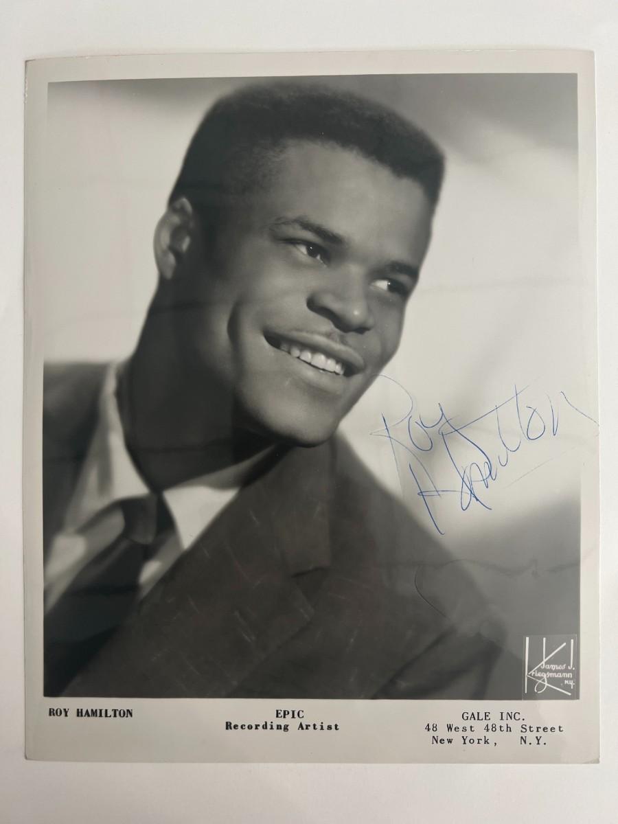 Roy Hamilton signed photo | EstateSales.org