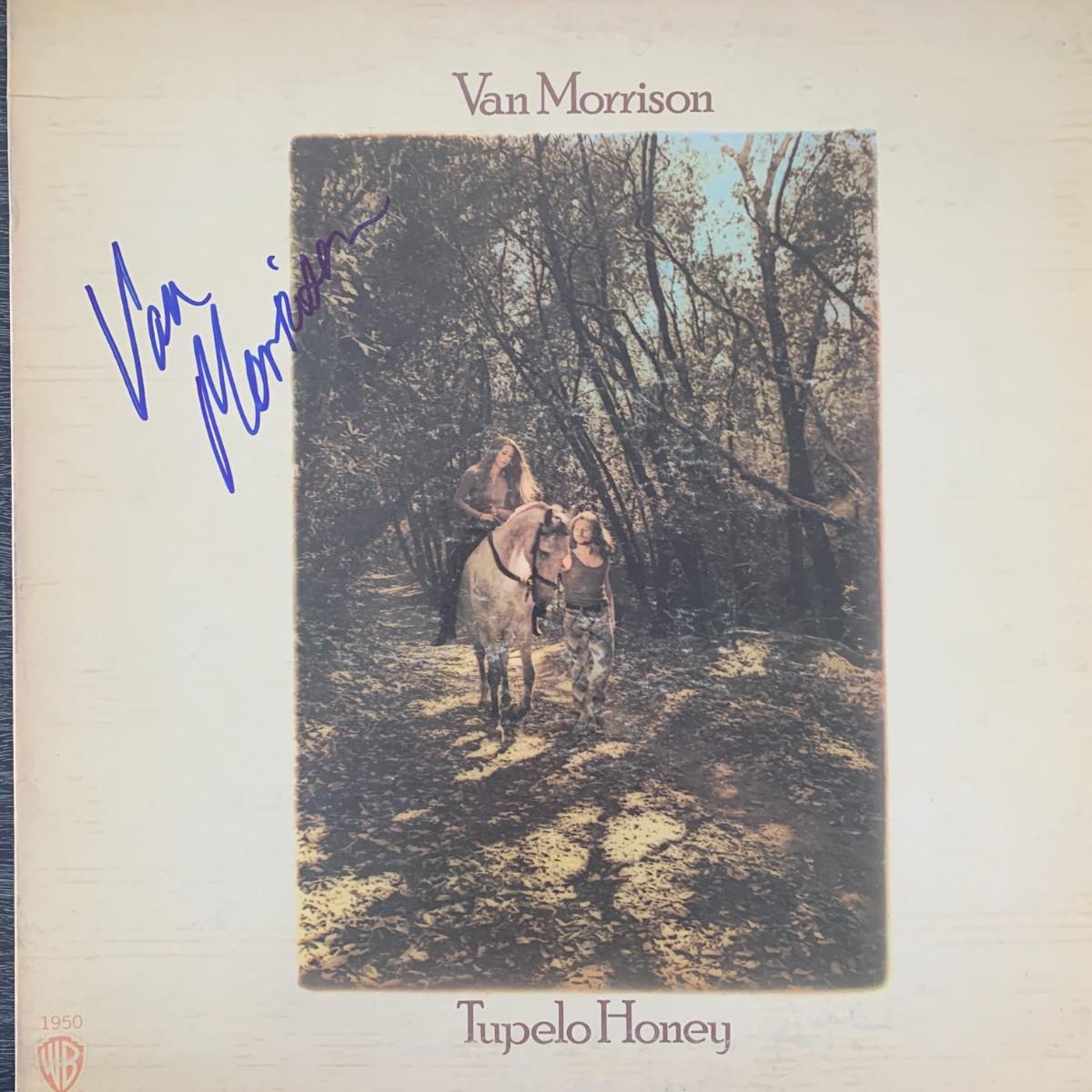 Van Morrison Tupelo Honey signed album | EstateSales.org