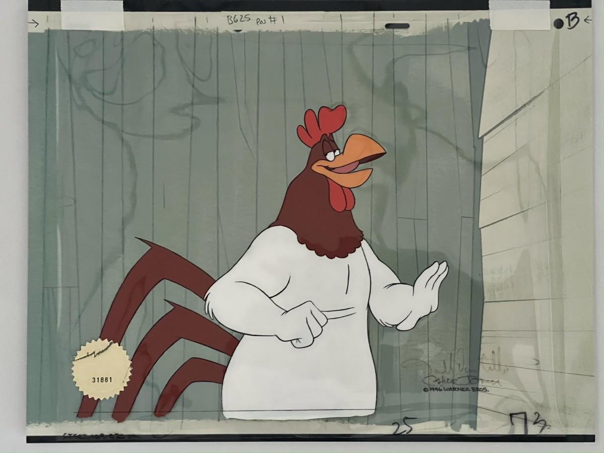 Foghorn Leghorn Looney Tunes Hand Painted -production cell signed by ...