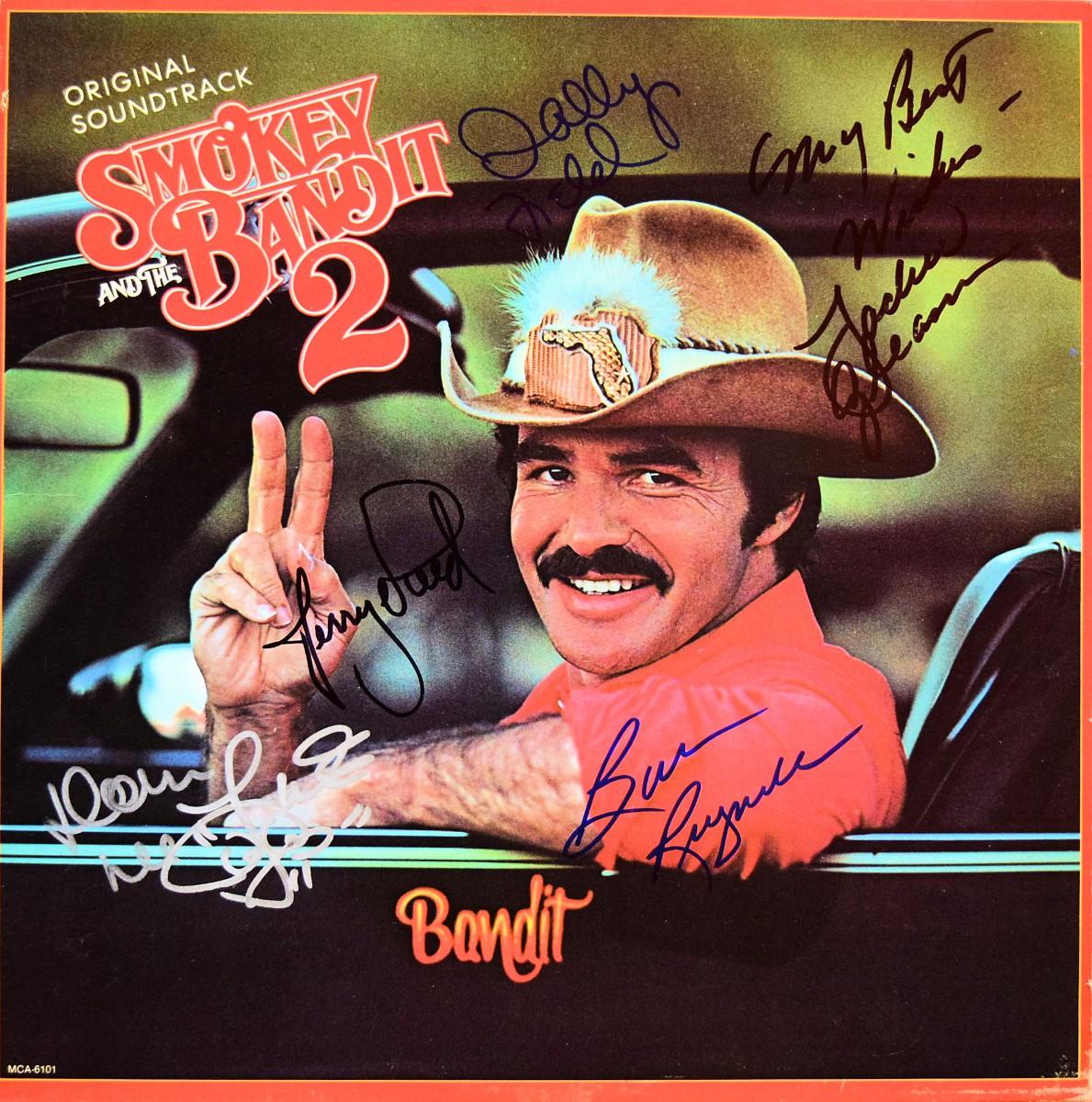 Smokey And The Bandit II signed soundtrack album | EstateSales.org