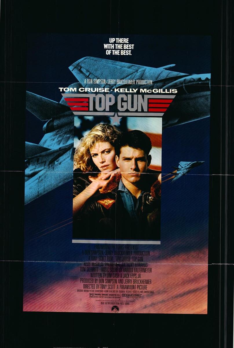 Top Gun original 1986 vintage movie poster | EstateSales.org
