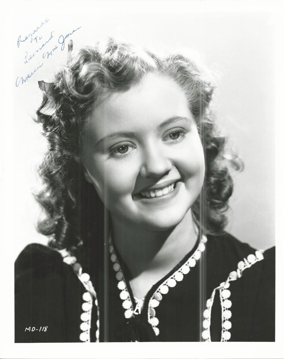 The little princess' Marcia Mae Jones Signed Photo | EstateSales.org