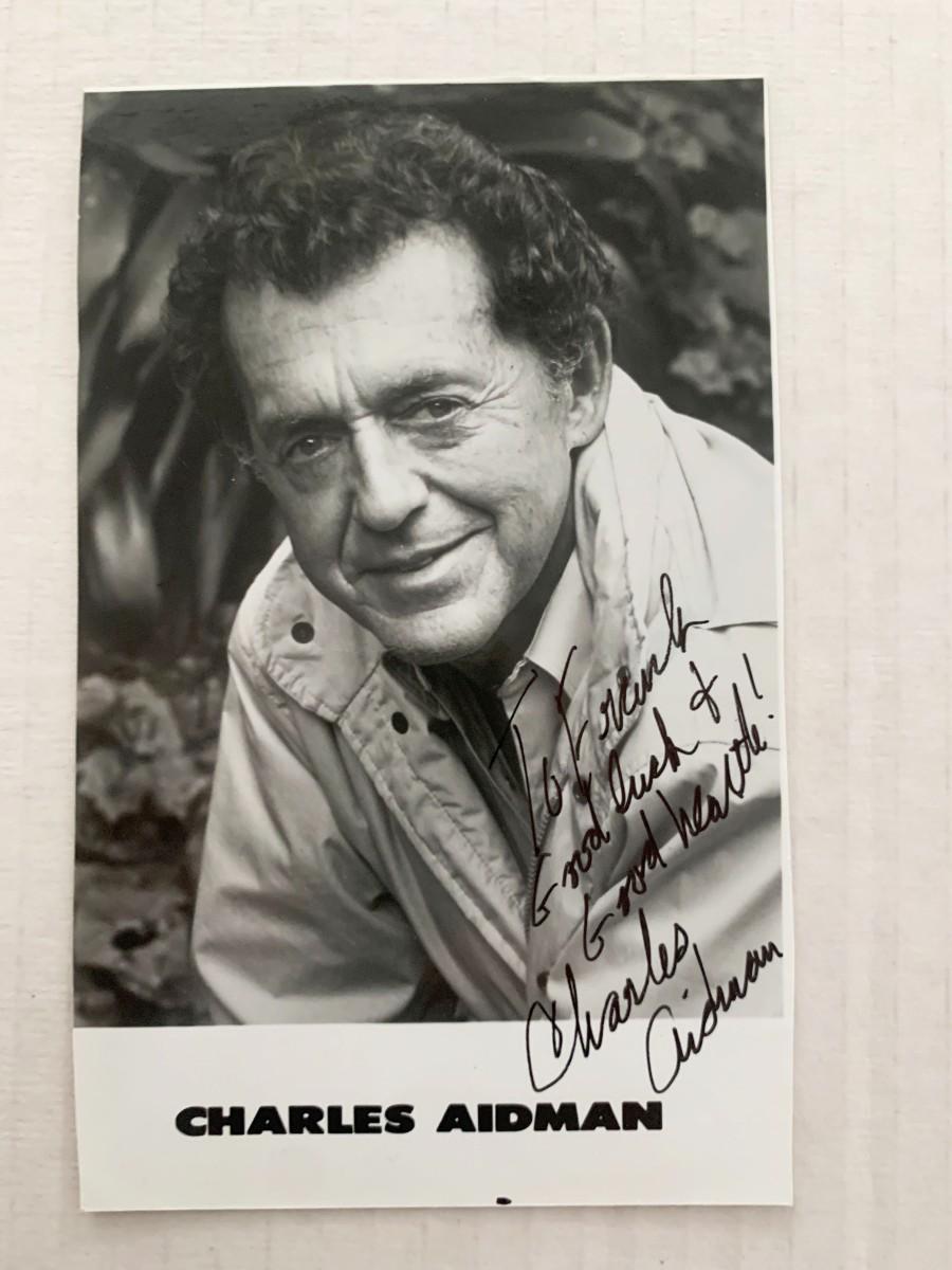 Charles Aidman signed photo | EstateSales.org