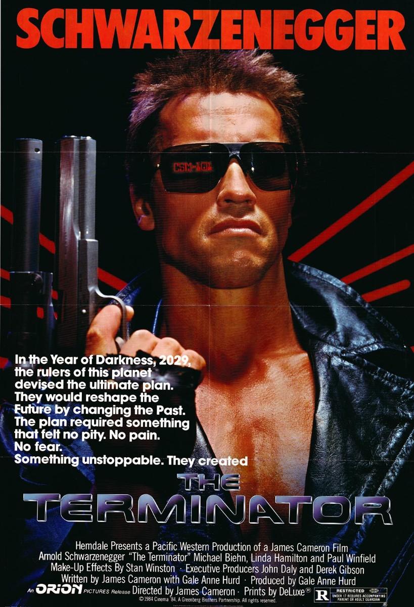 The Terminator original 1984 vintage one sheet movie poster ...