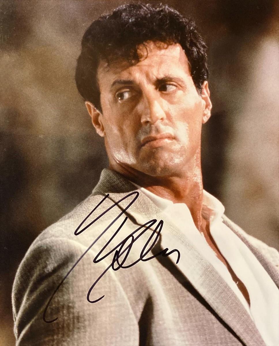 Sylvester Stallone signed photo | EstateSales.org
