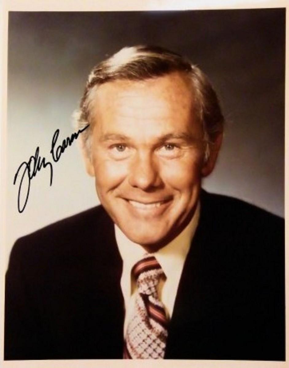 Johnny Carson signed portrait photo | EstateSales.org