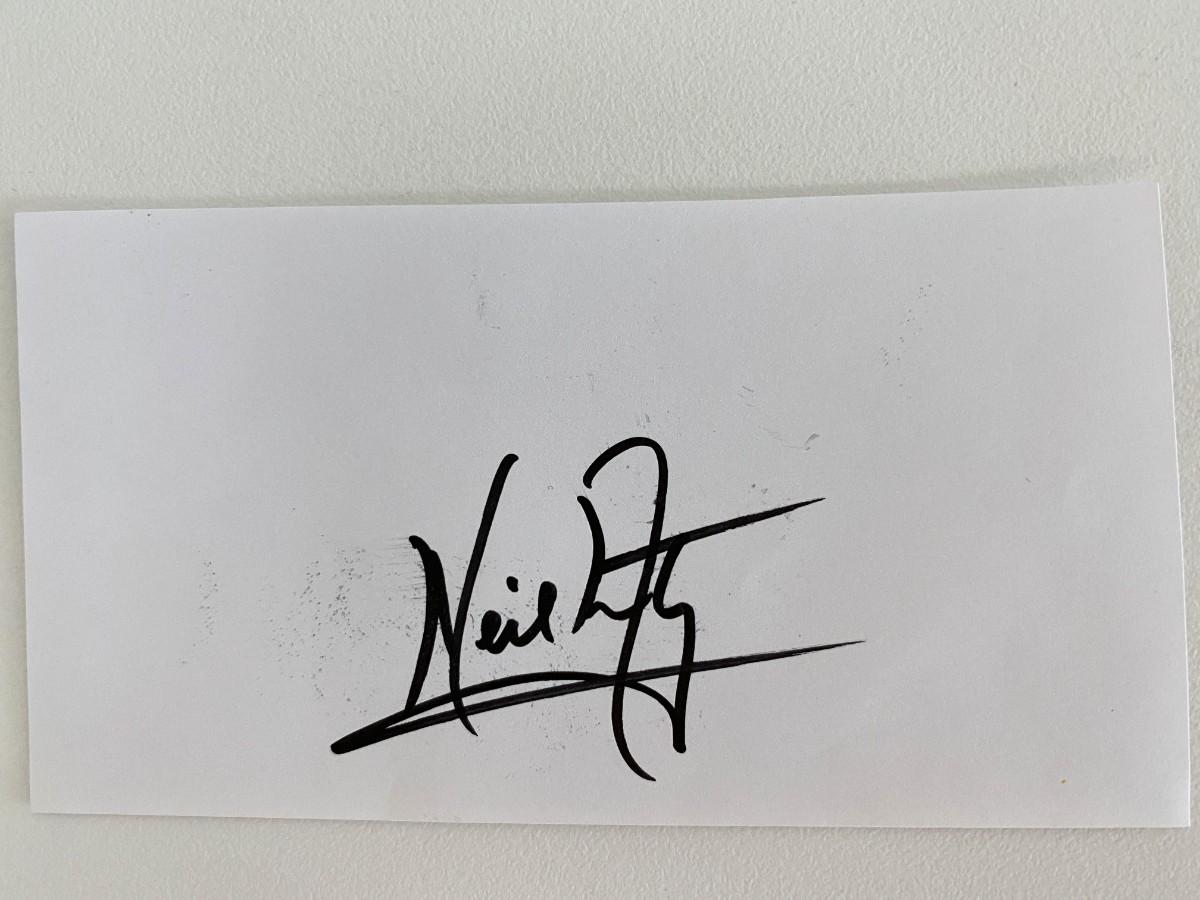 Neil Armstrong Original Signature | EstateSales.org
