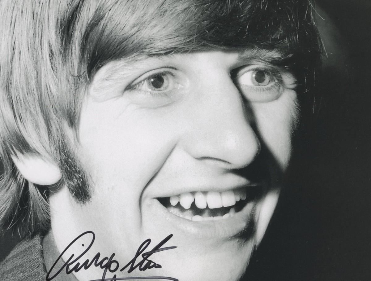 Ringo Starr signed photo | EstateSales.org