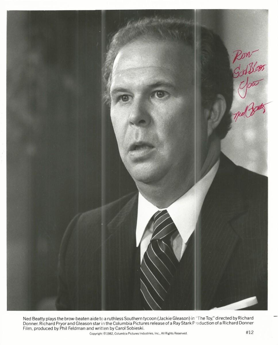 The Toy Ned Beatty signed photo | EstateSales.org