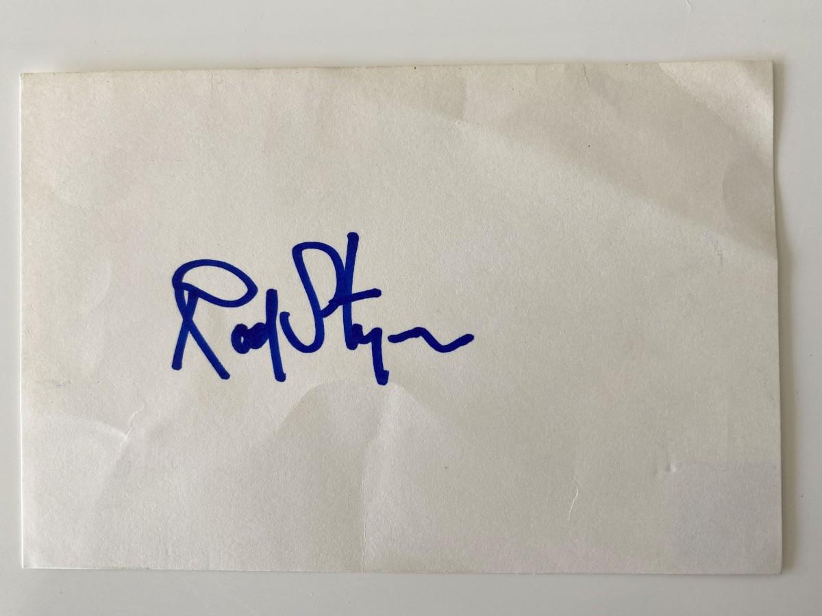 Rod Steiger Signature Cut | EstateSales.org