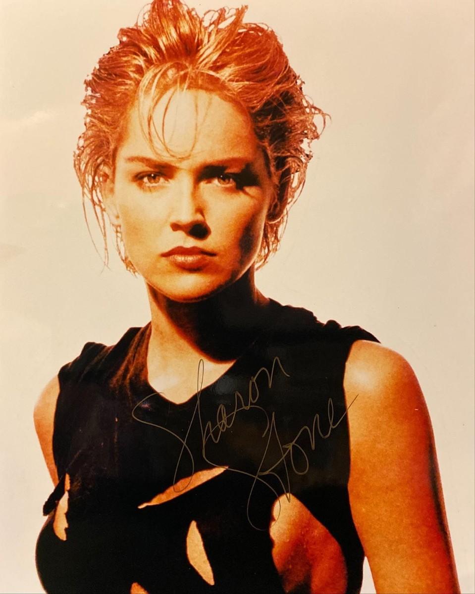 Sharon Stone signed photo | EstateSales.org