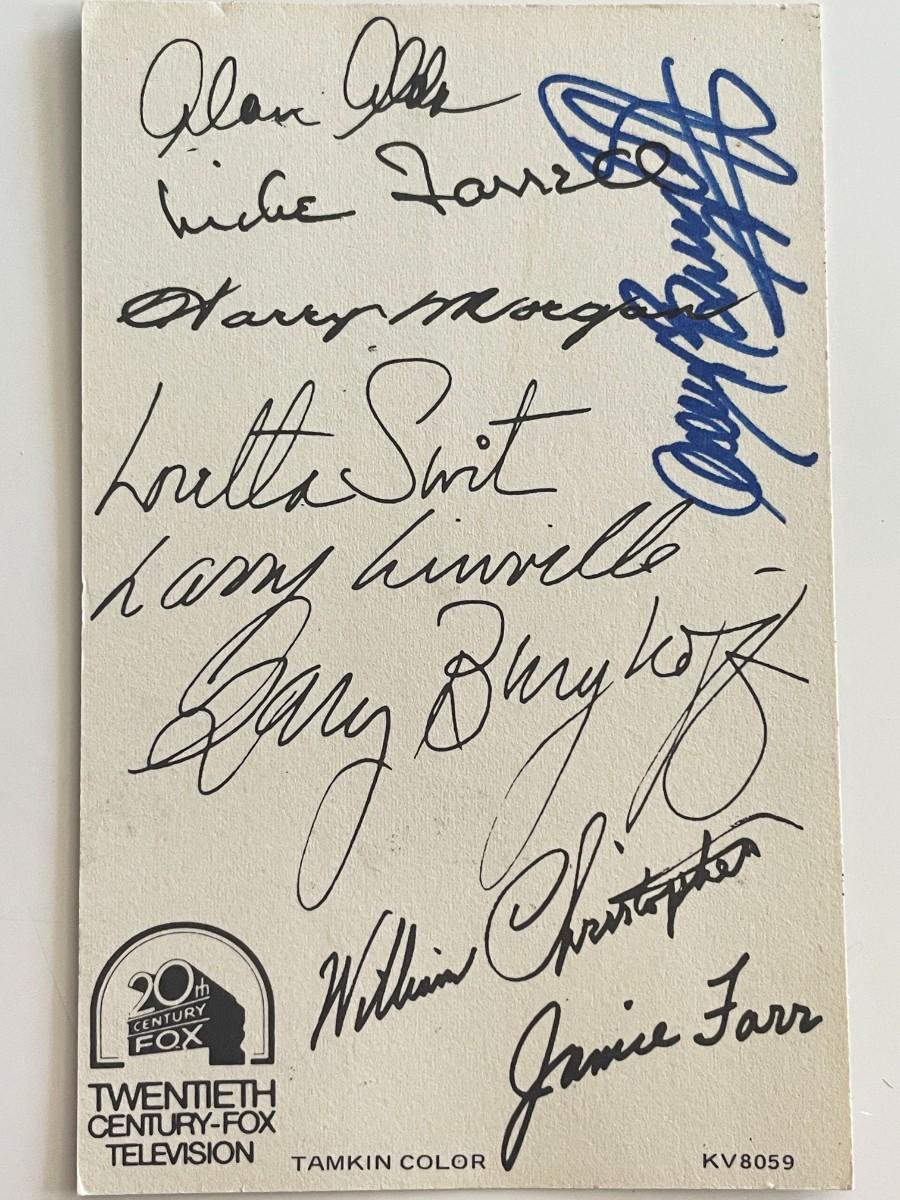 MASH cast signed photo | EstateSales.org