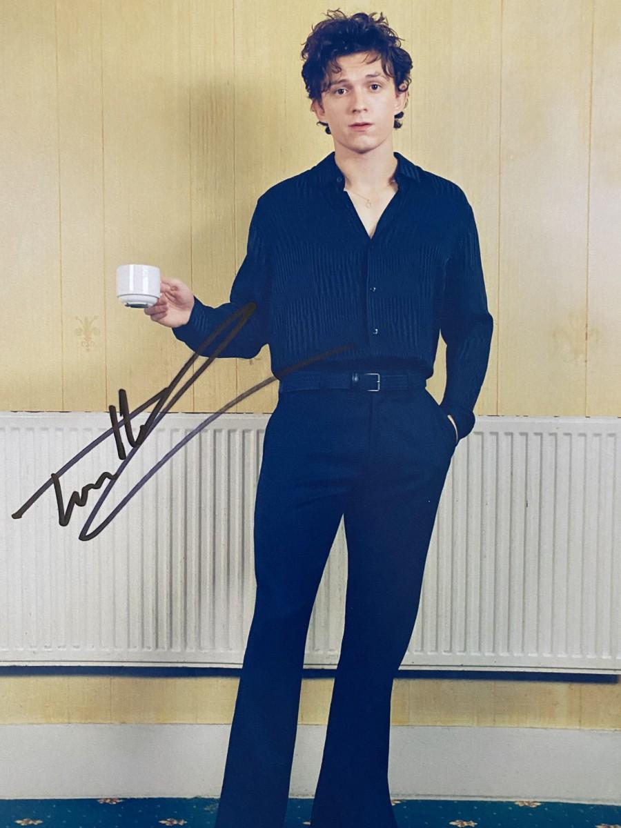 Tom Holland signed photo | EstateSales.org