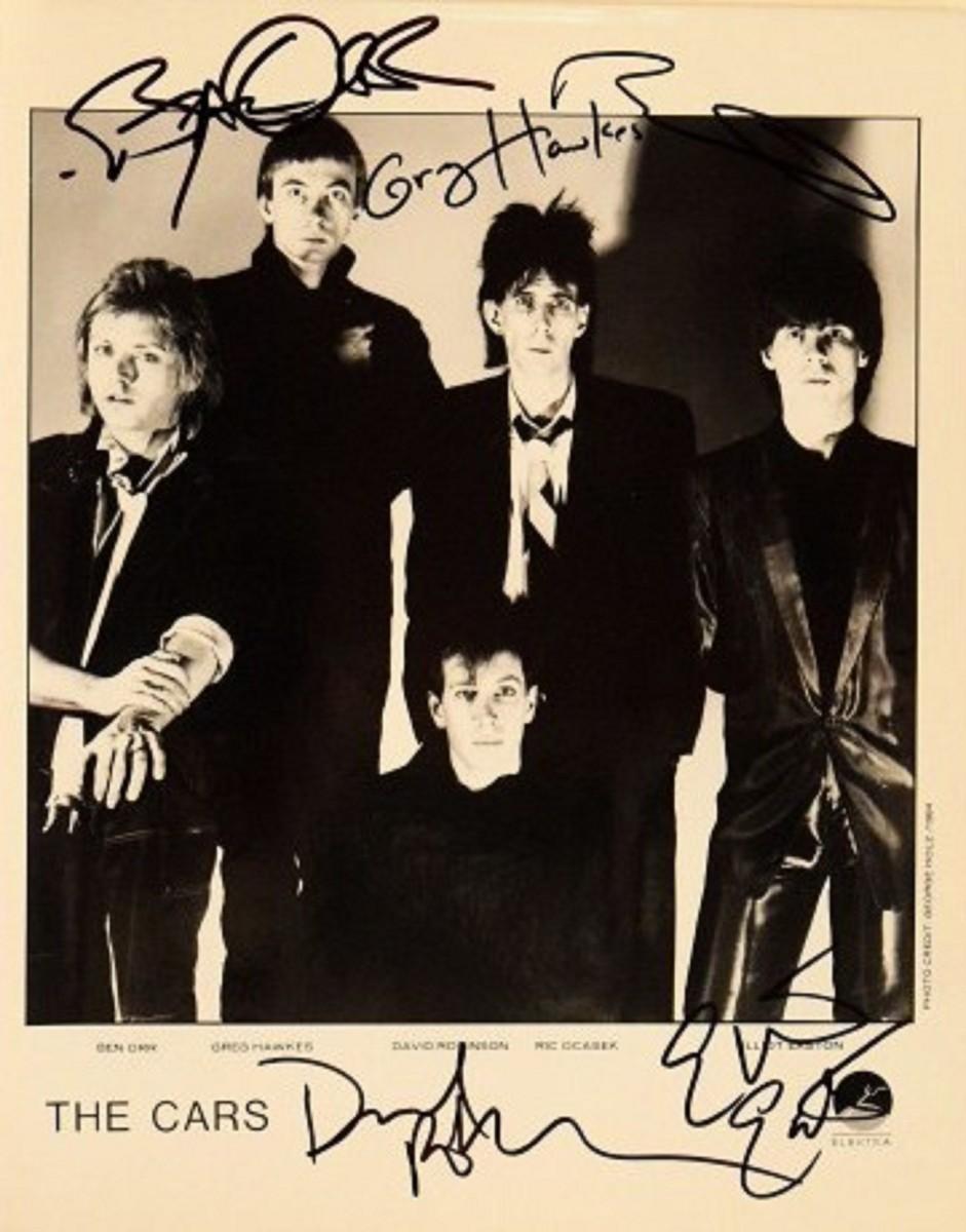 The Cars signed promo photo | EstateSales.org