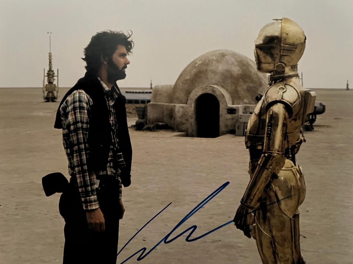 Star Wars George Lucas signed photo | EstateSales.org