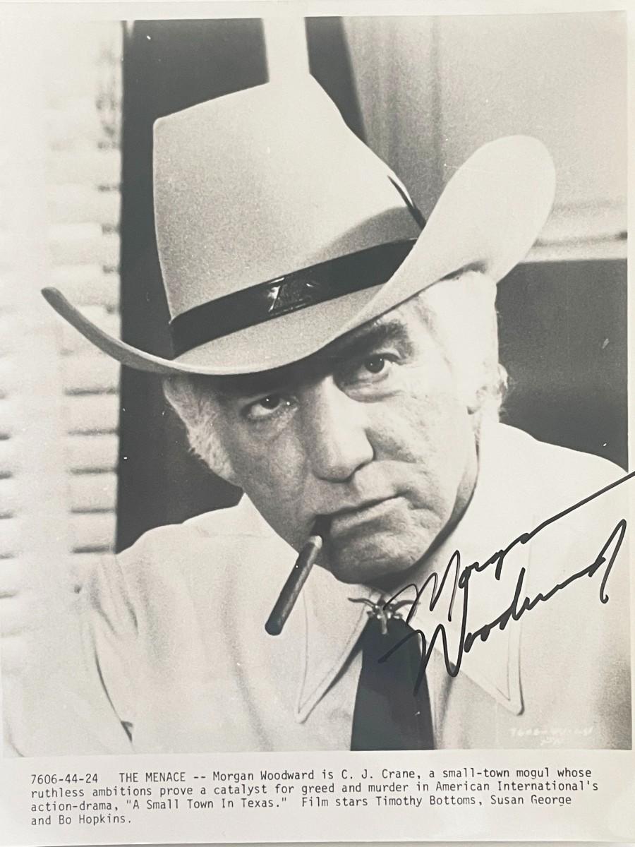 Morgan Woodward The Menace signed movie photo | EstateSales.org