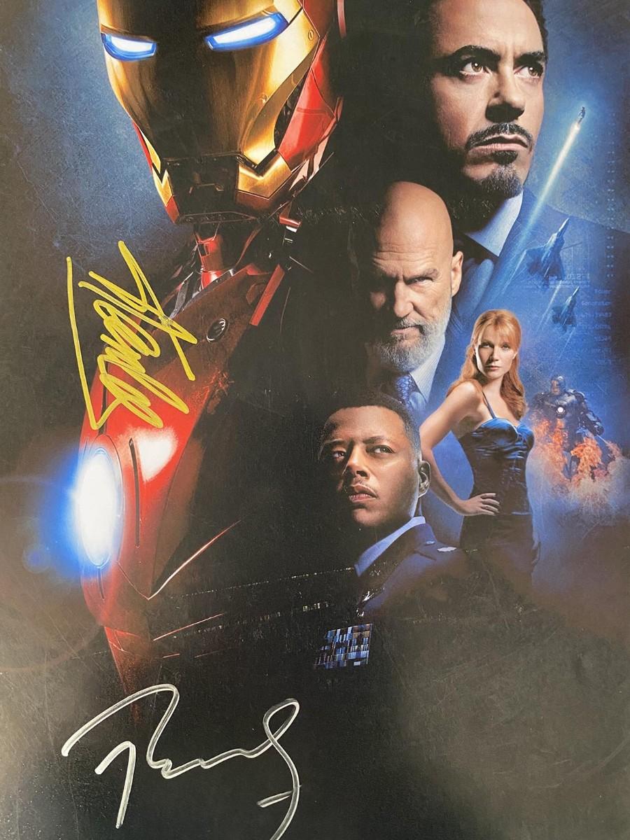 Iron Man Robert Downey Jr./Stan Lee signed photo | EstateSales.org