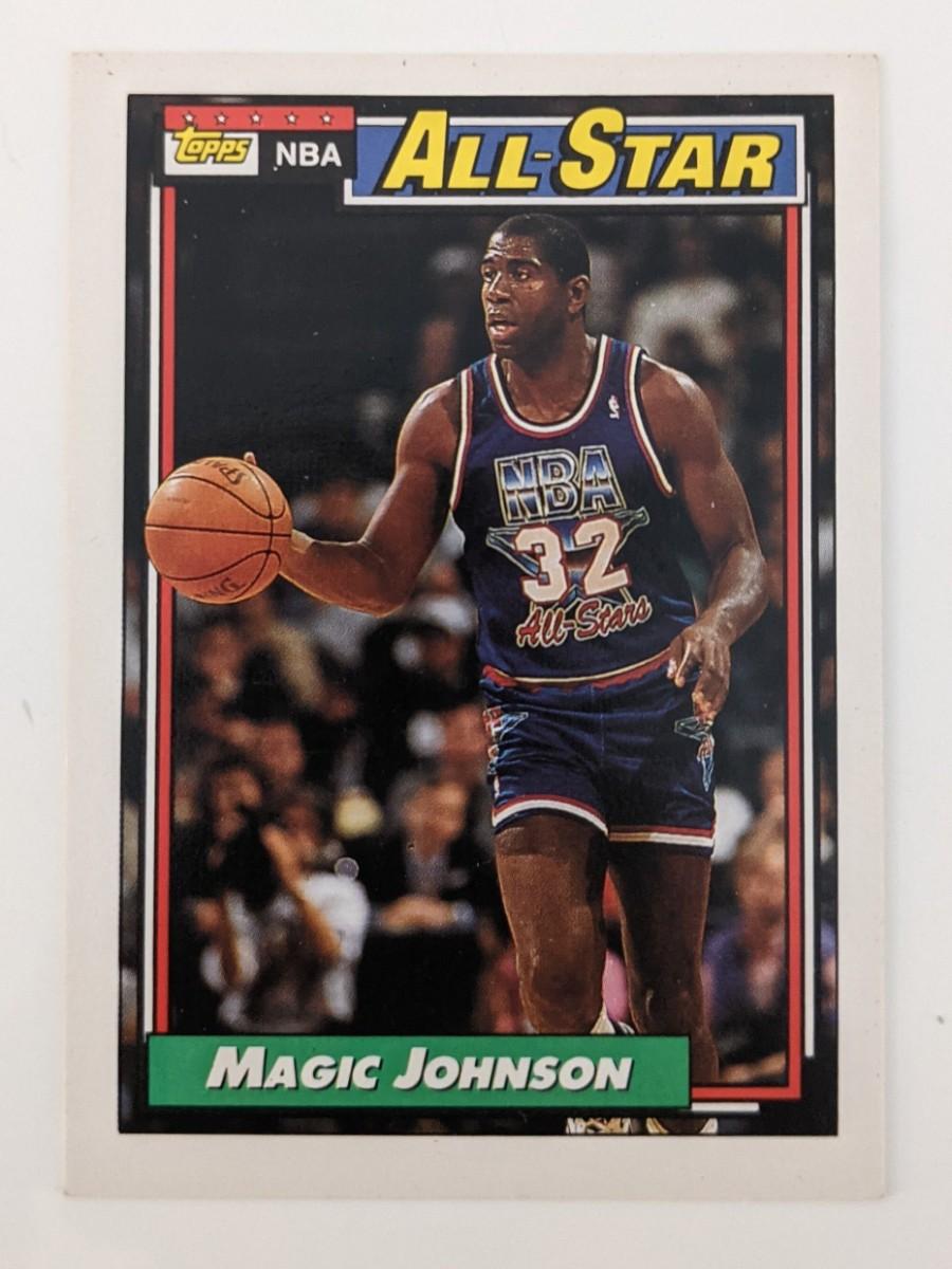 Magic Johnson Basketball Trading Card - Topps #126 1992 | EstateSales.org
