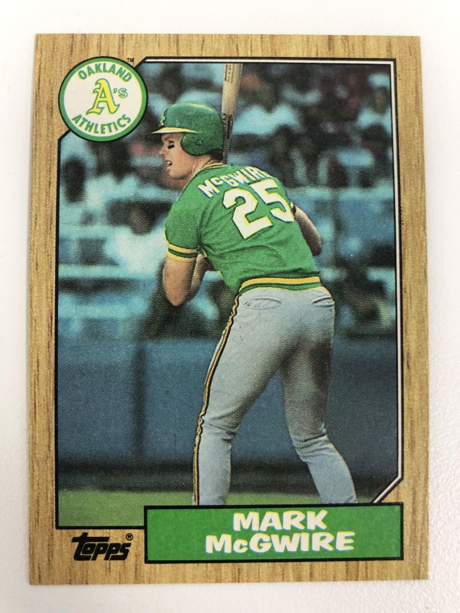 Mark McGwire PSA 9 Topps 1987 Rookie Baseball Card | EstateSales.org