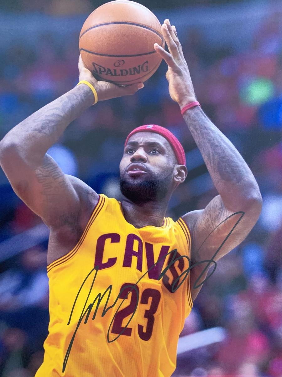 LeBron James signed photo | EstateSales.org