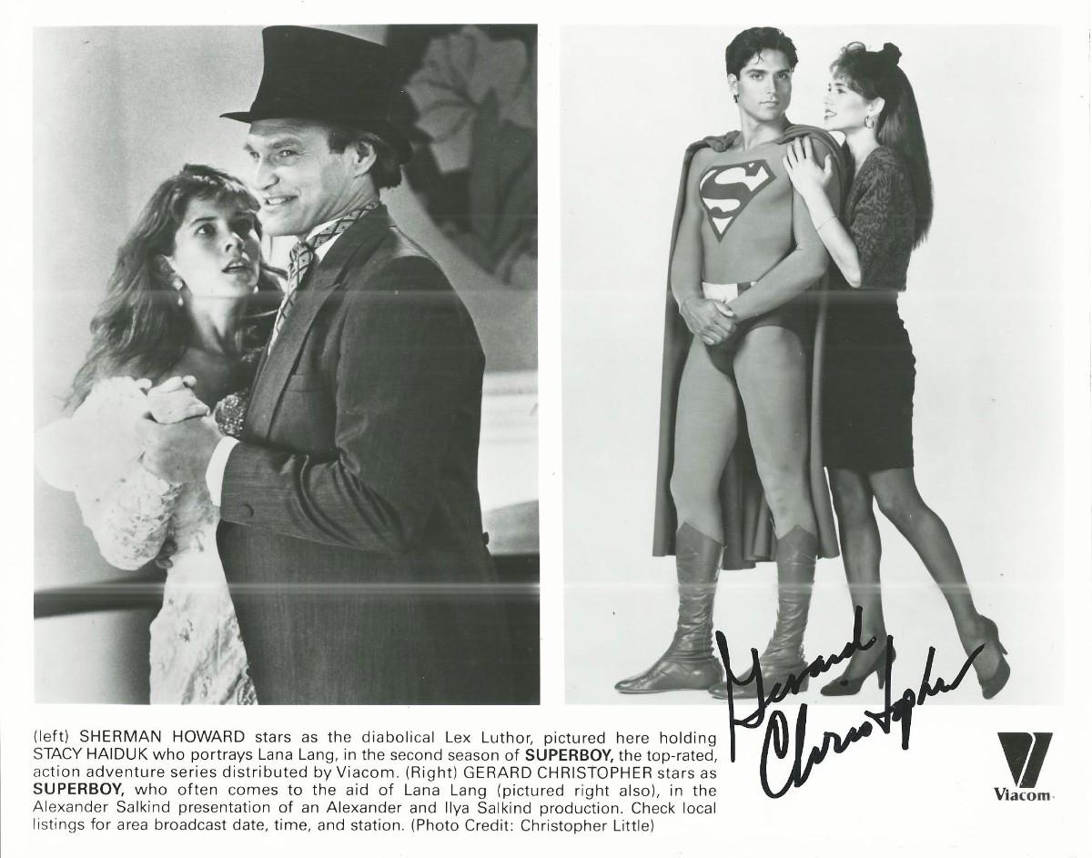 Superboy Gerard Christopher signed photo | EstateSales.org