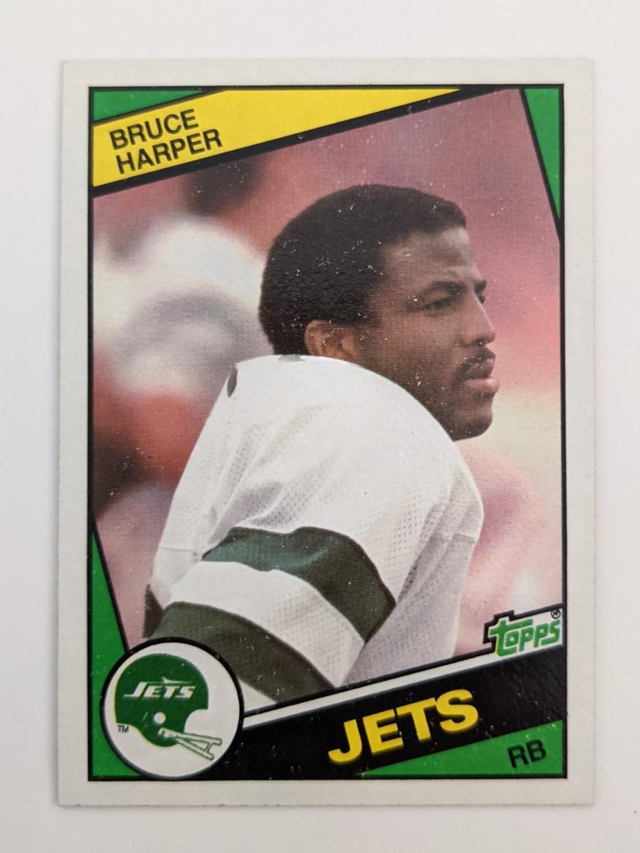 Bruce Harper Football Trading Card - Topps #148 1984 | EstateSales.org