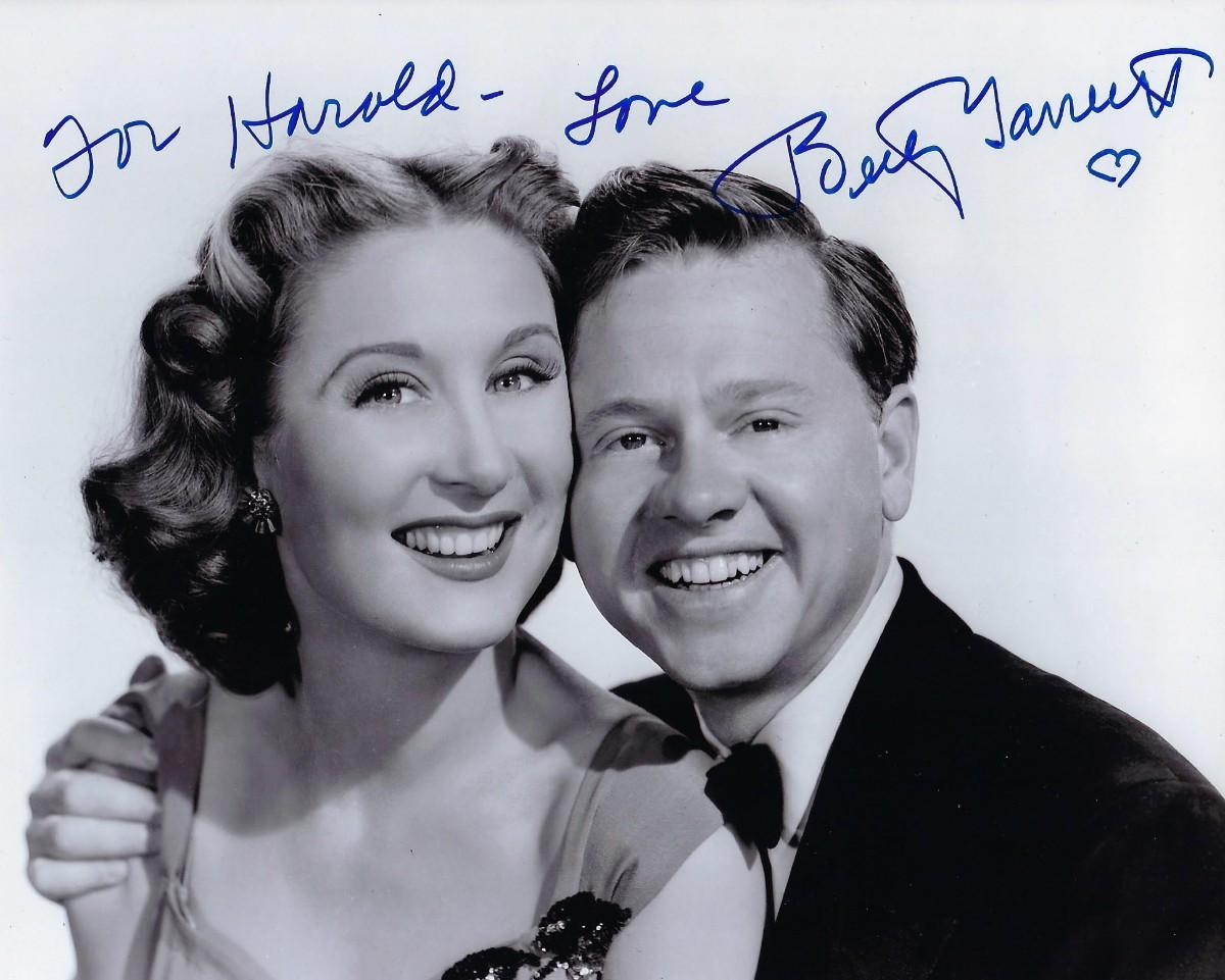 Betty Garrett signed photo | EstateSales.org