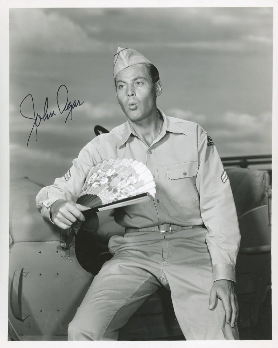 John Agar signed photo | EstateSales.org